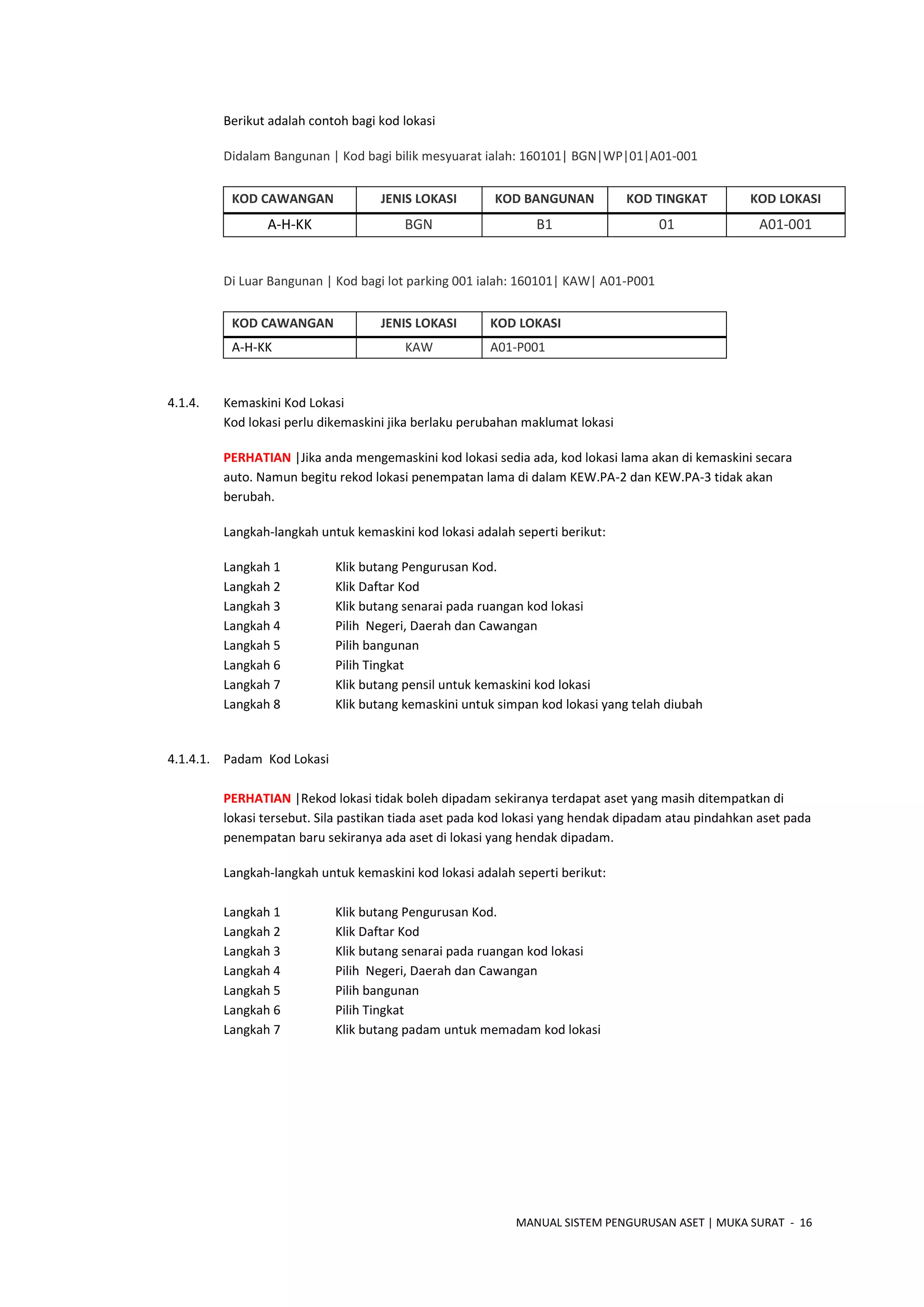 Manual pengurusan aset | PDF