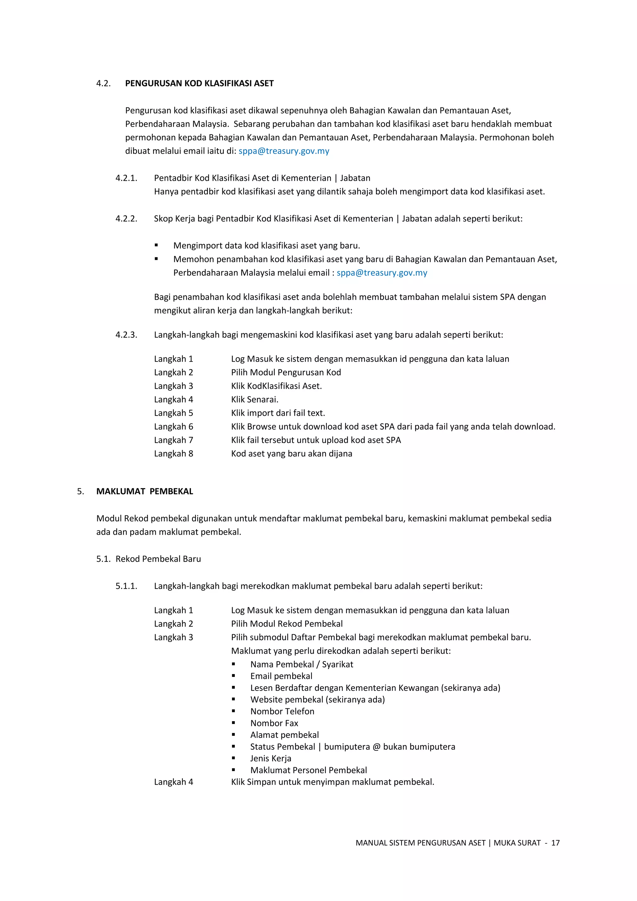 Manual pengurusan aset | PDF