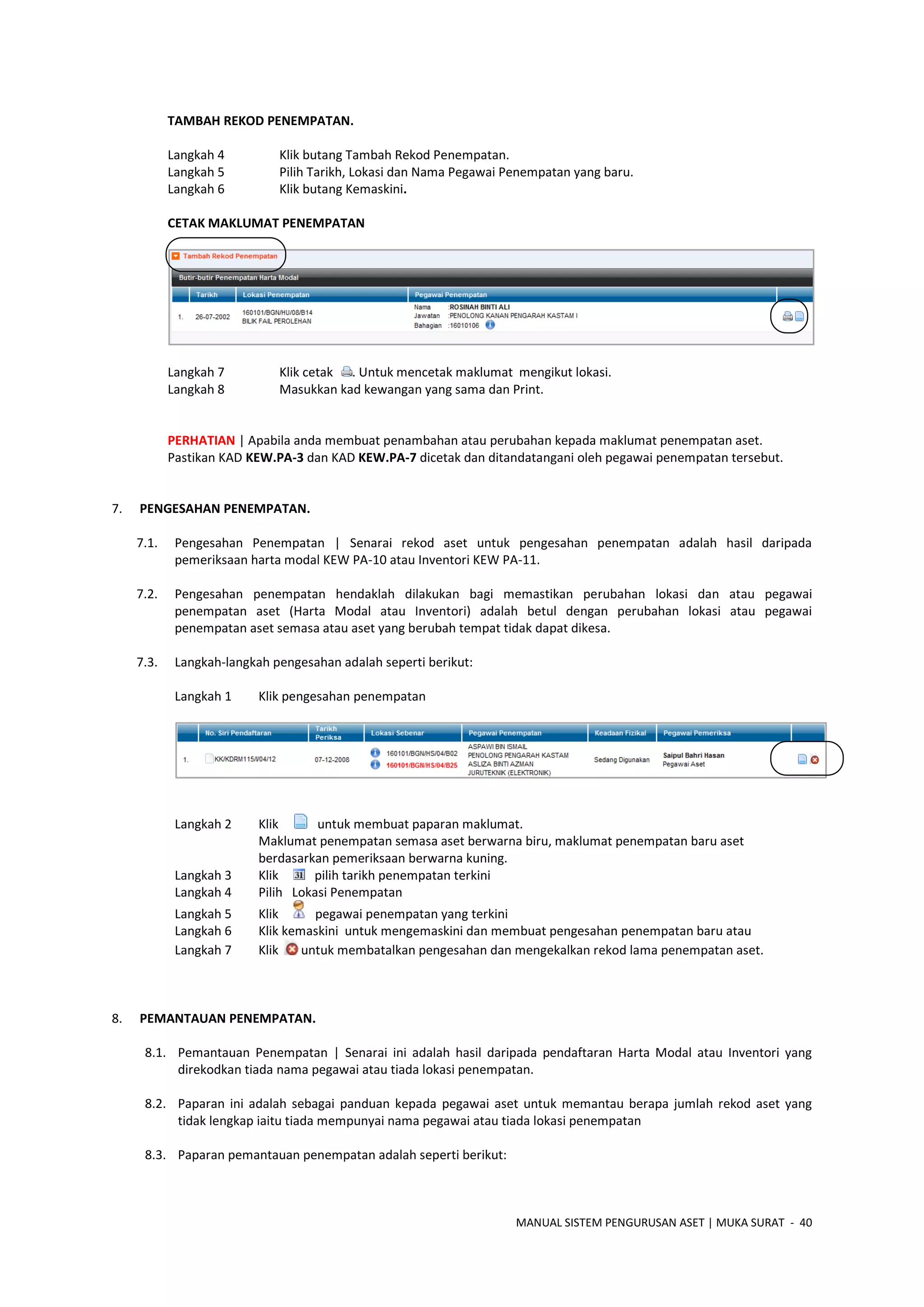Manual pengurusan aset | PDF