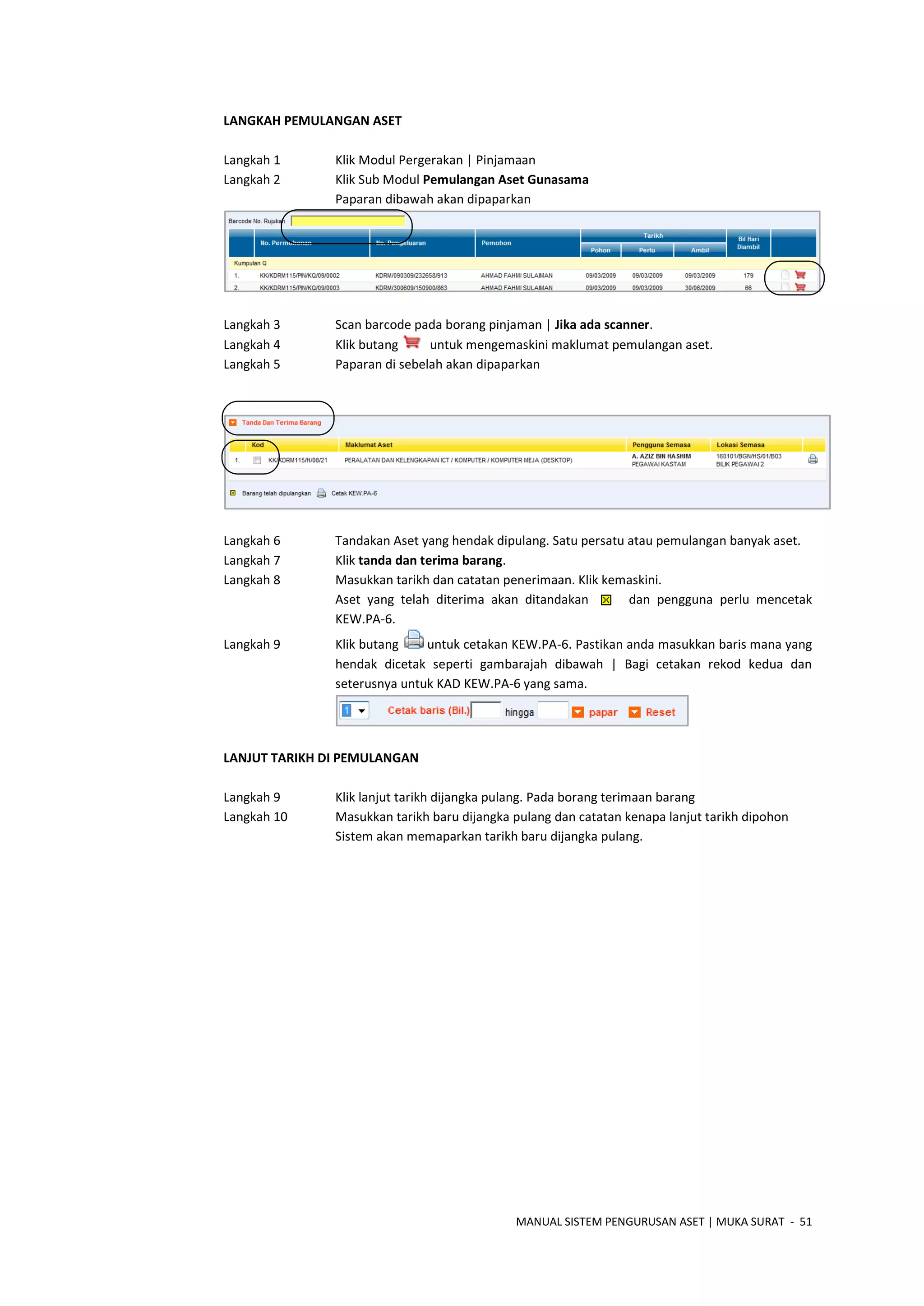 Manual pengurusan aset | PDF