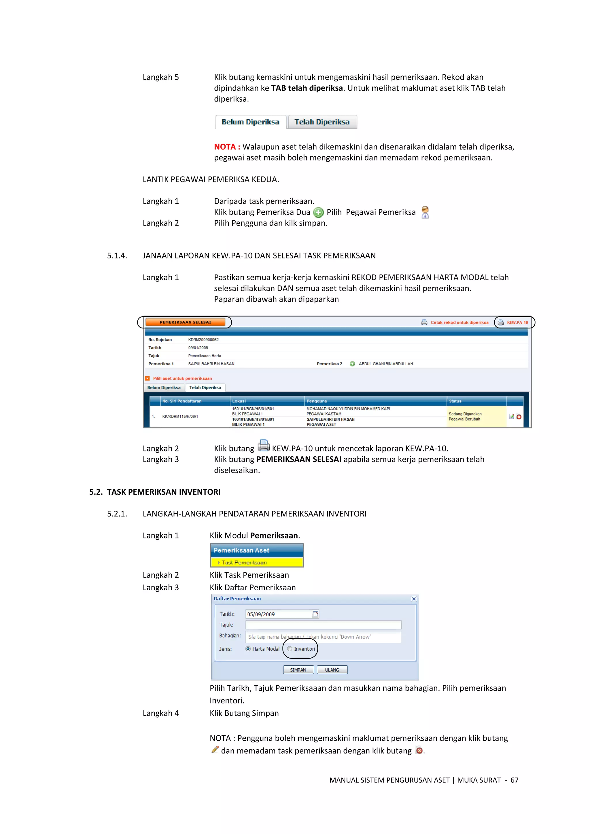 Manual pengurusan aset | PDF