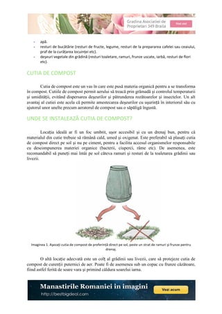 Manual pentru obtinerea compostului in gospodarii | PDF