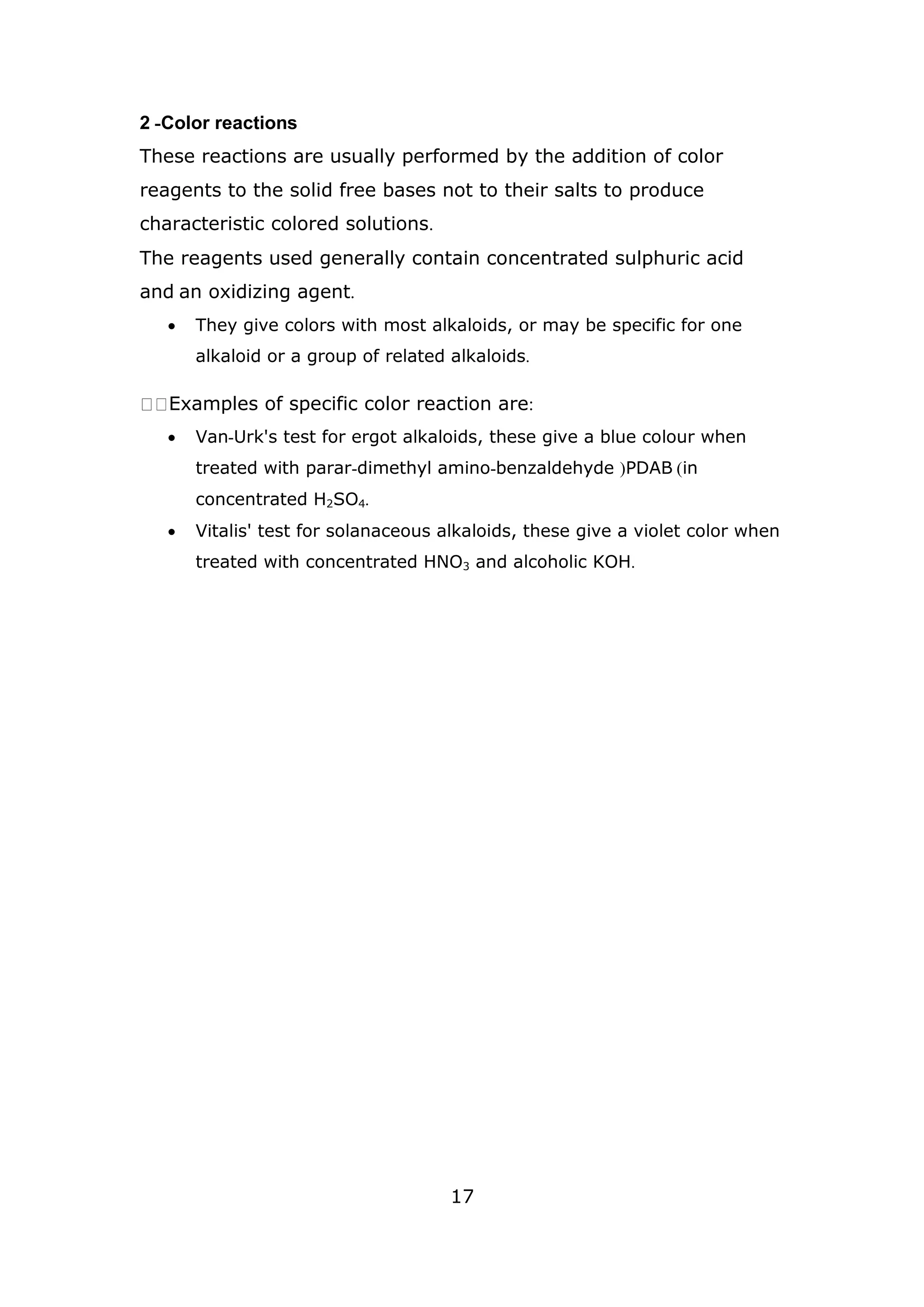 Manual phytochemistry alkaloids (1) | PDF