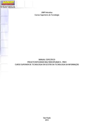 Manual PIM III Turma 2010_3 e 4_agosto | PDF