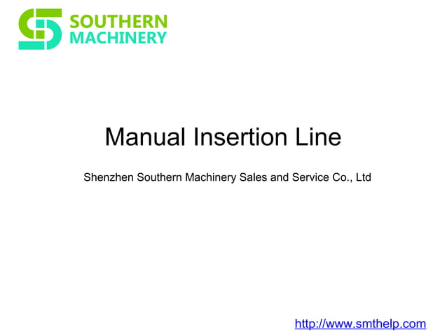 Manual plug in line | PPT