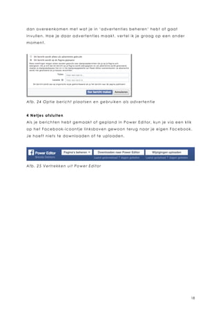 Facebookberichten maken met Power Editor | PDF