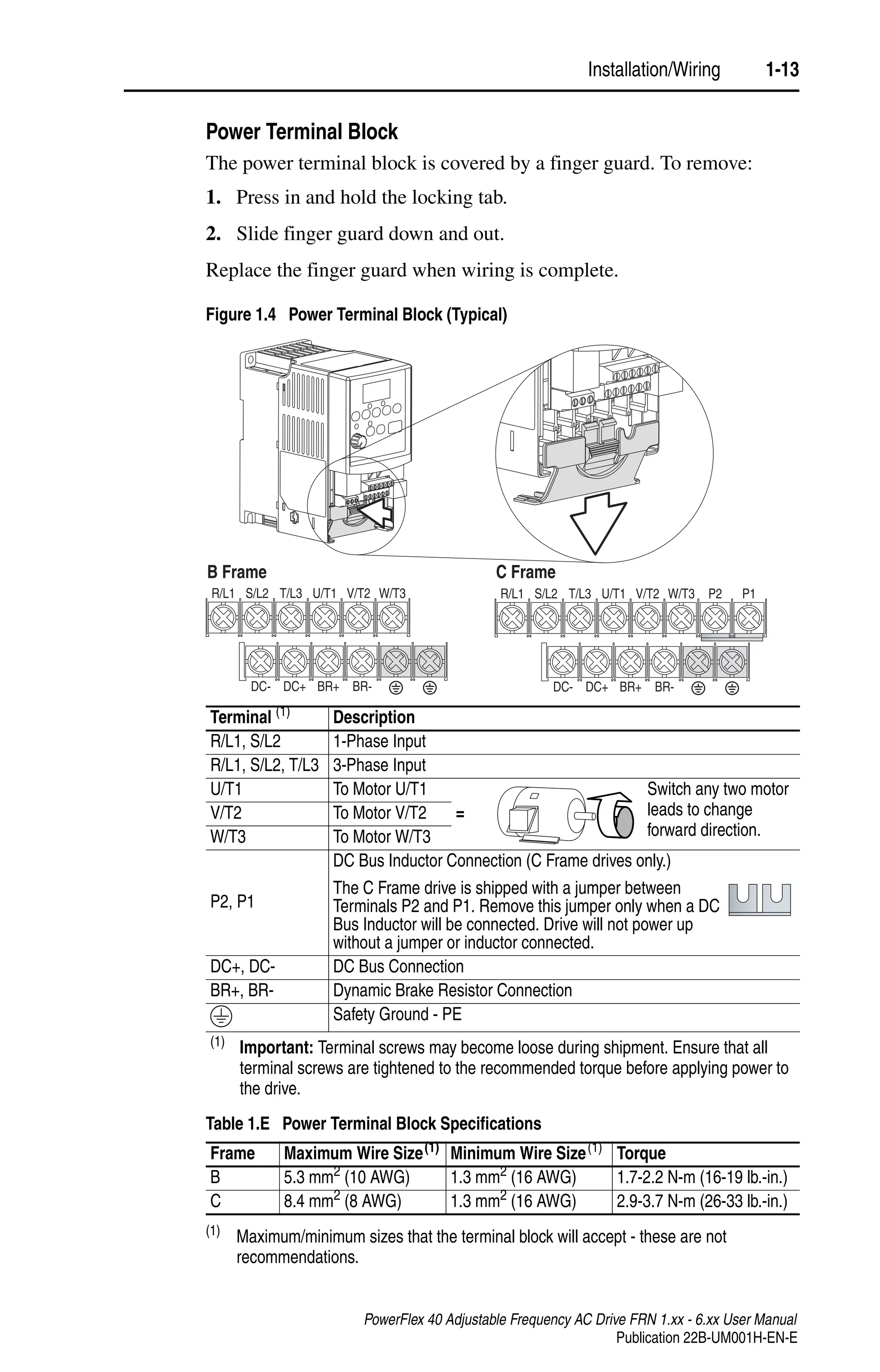 Manual power flex 40 en | PDF