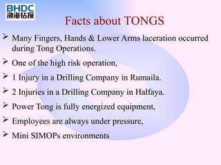 Manual & Power Tongs for drilling operations | PPTX
