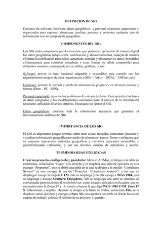 Manual practico SIG | PDF