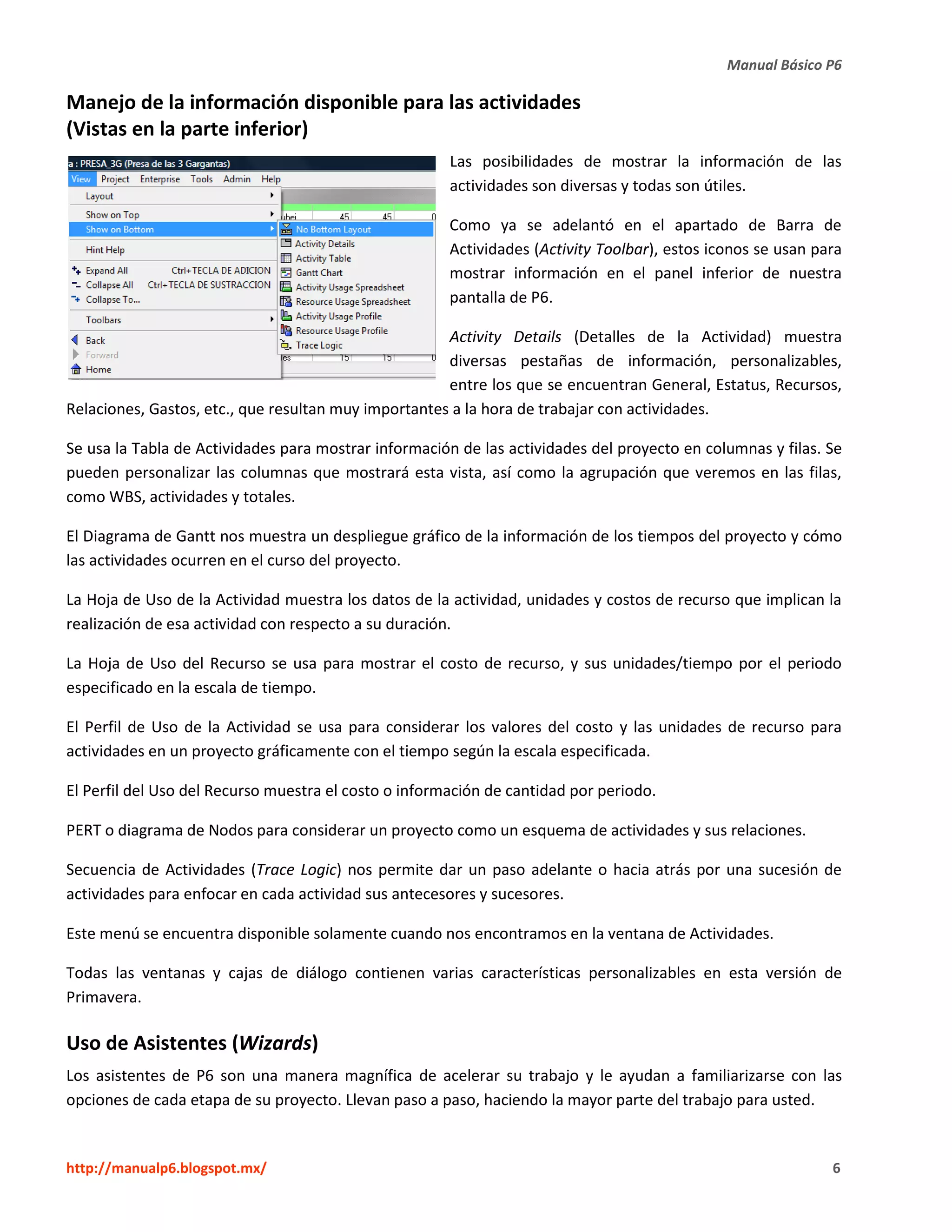 Manual primavera p6 | PDF