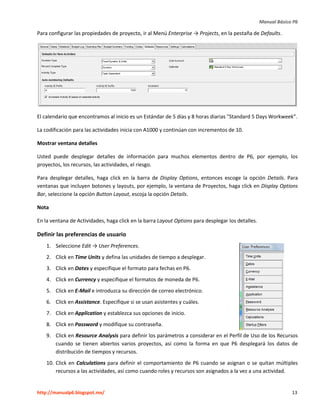 Manual primavera p6 | PDF
