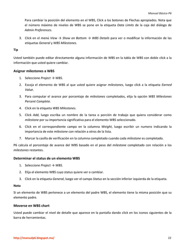 Manual primavera p6 | PDF