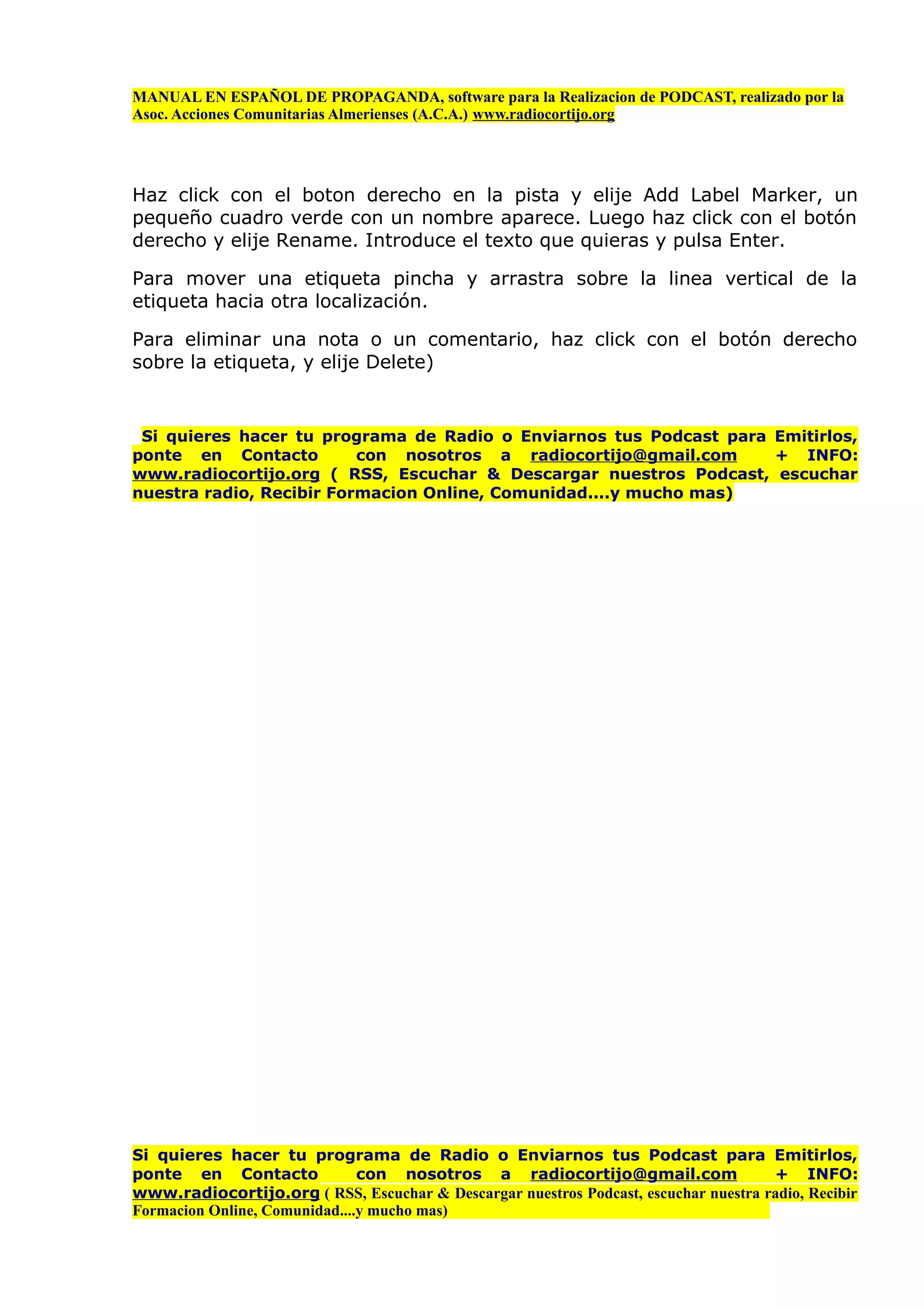 Manual propaganda en español | PDF