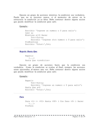 Manual pseint | PDF | Technology & Computing