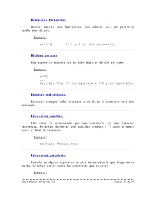 Manual pseint | PDF | Technology & Computing