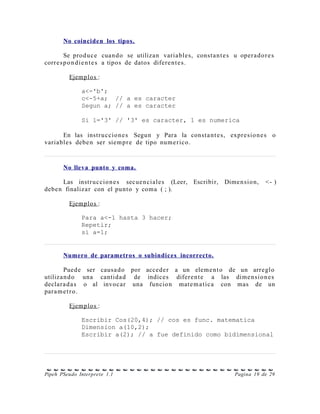 Manual pseint | PDF | Technology & Computing