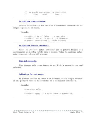 Manual pseint | PDF | Technology & Computing