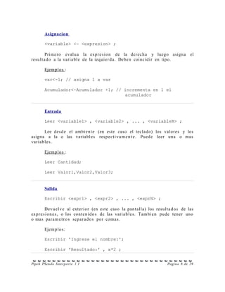 Manual pseint | PDF | Technology & Computing