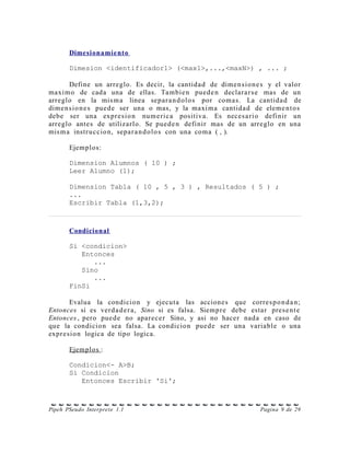 Manual pseint | PDF | Technology & Computing