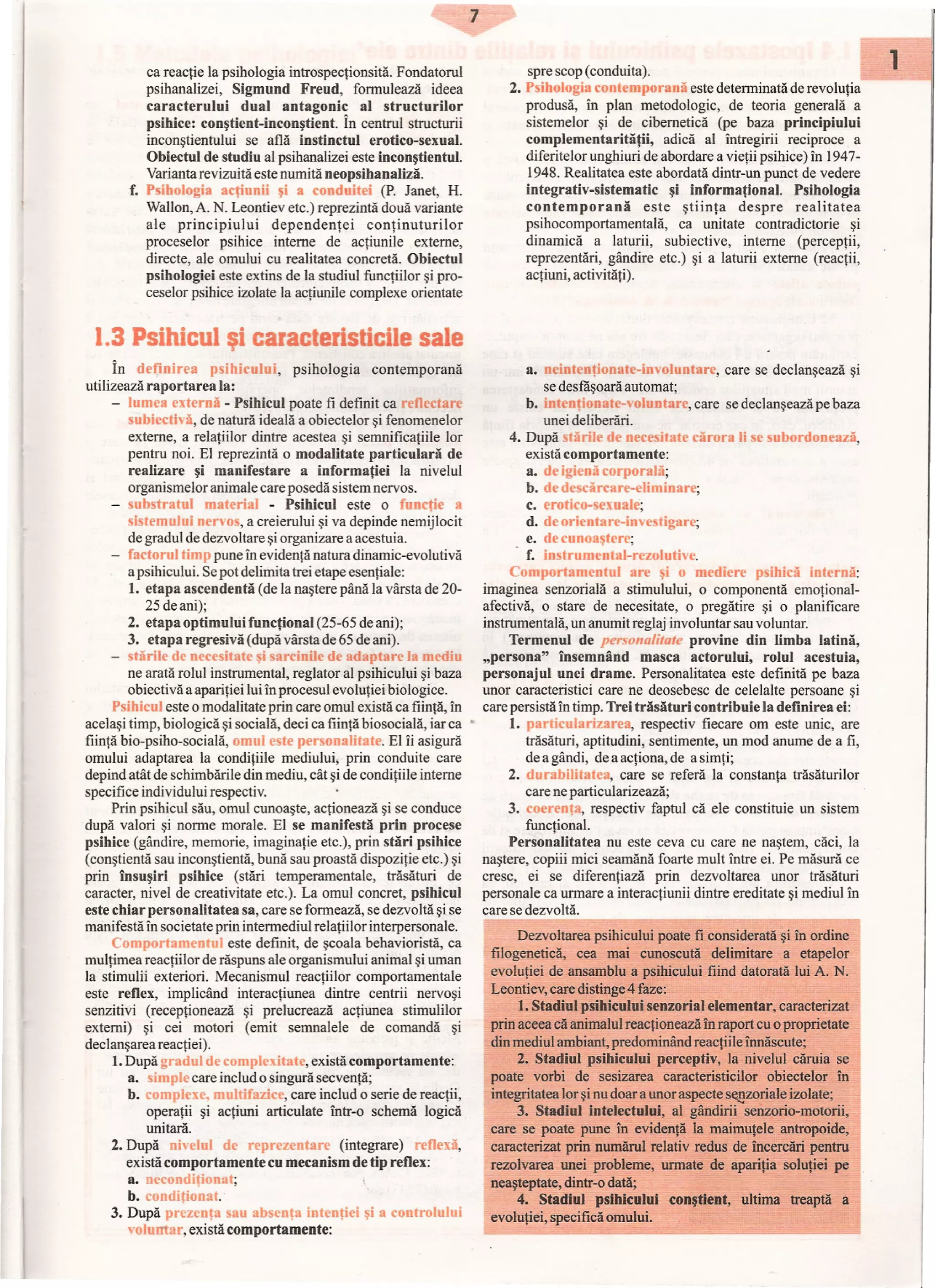 Manual psihologie clasa a x a | PDF