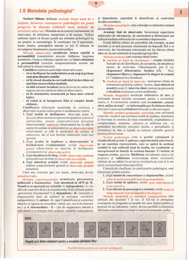 Manual psihologie clasa a x a | PDF