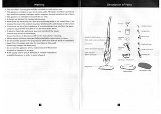 Manual PurSteam Thermapro 211 | PDF
