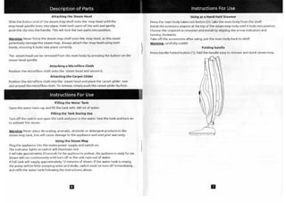 Manual PurSteam Thermapro 211 | PDF