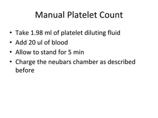 Manual RBC, WBC platelet count sop (1).pptx