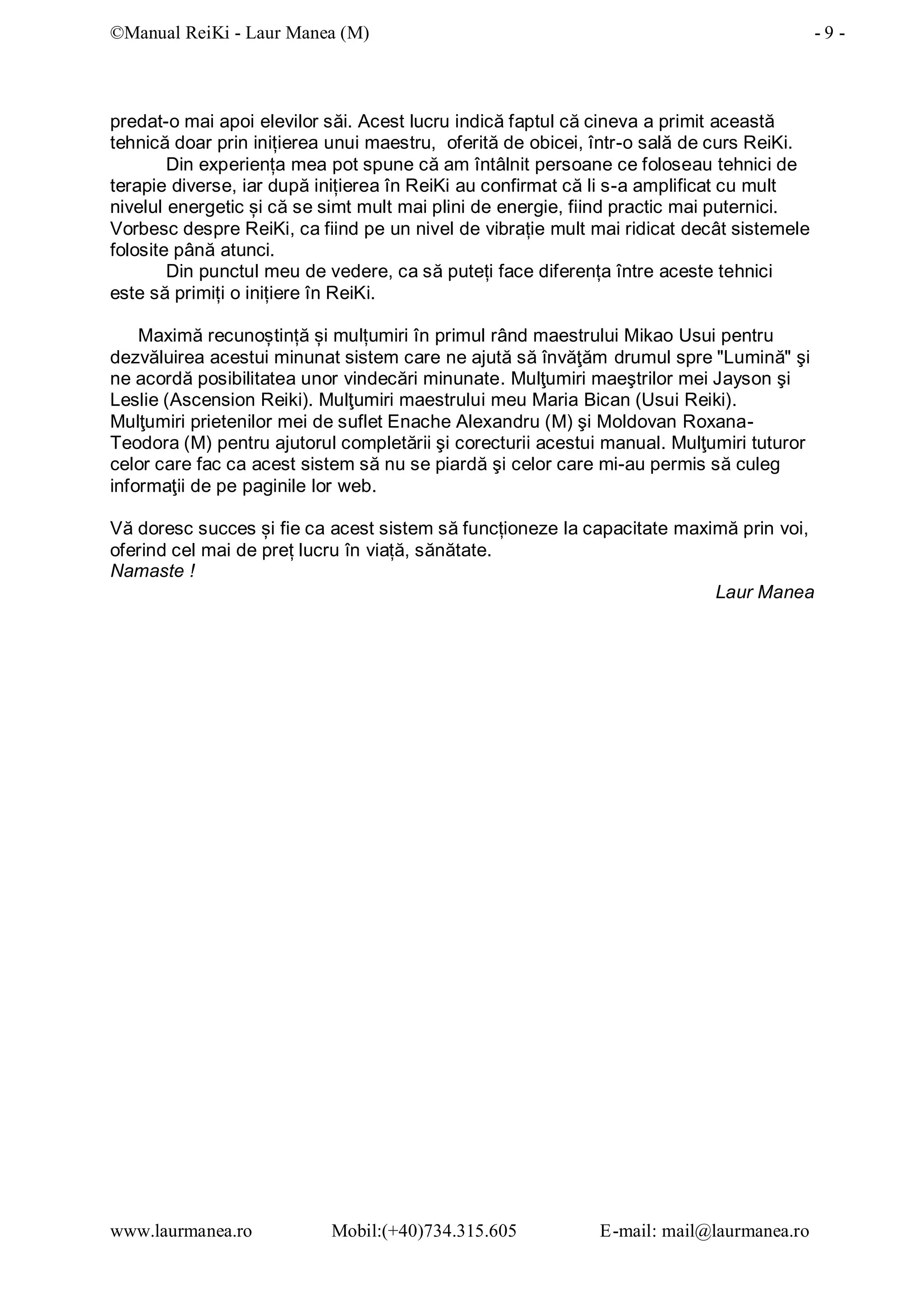 Manual Reiki Usui Shiki Reiki Ryoho | PDF