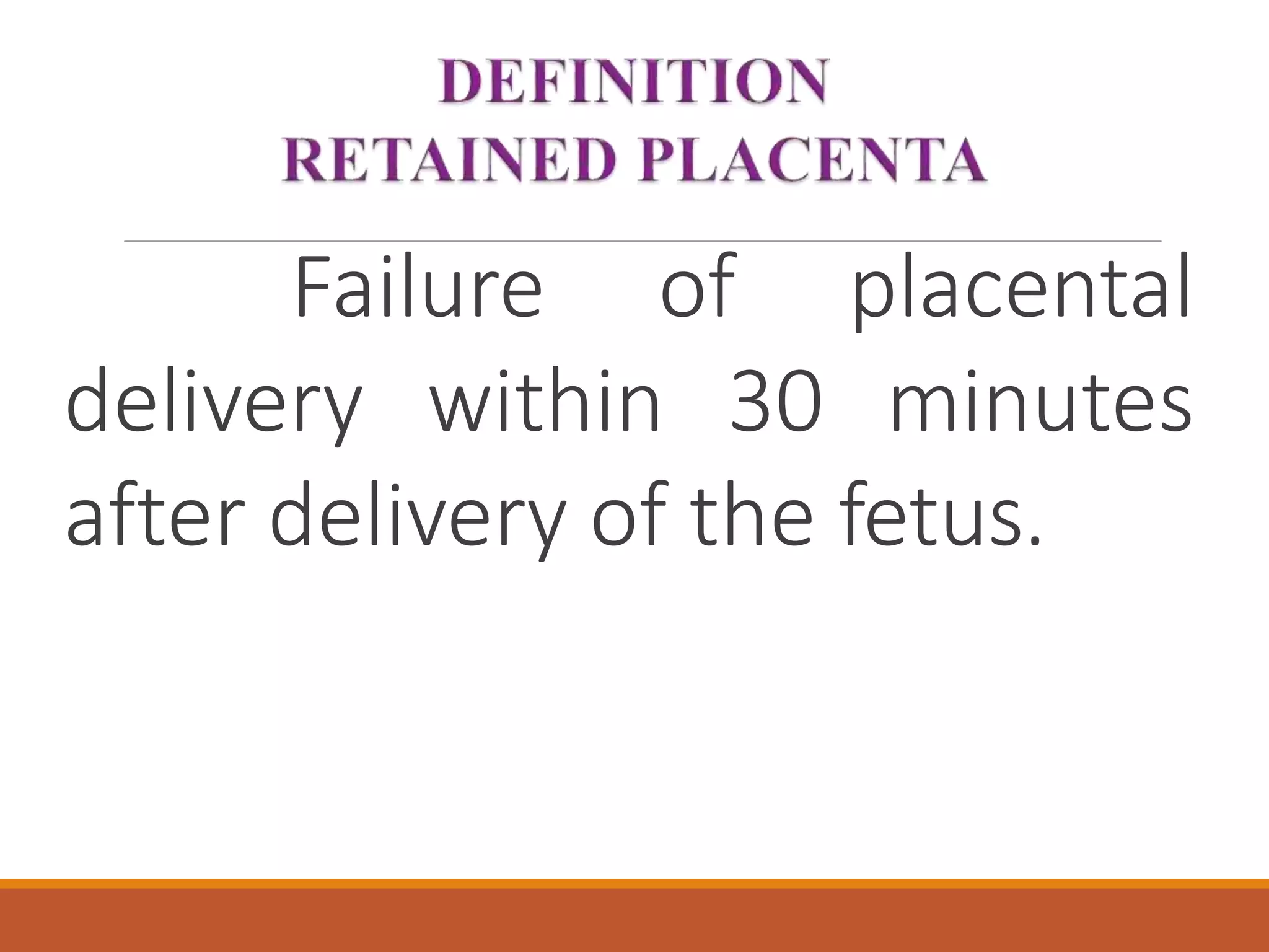 Manual Removal of Placenta | PPTX