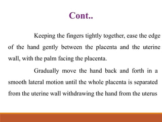 Manual Removal of Placenta | PPTX