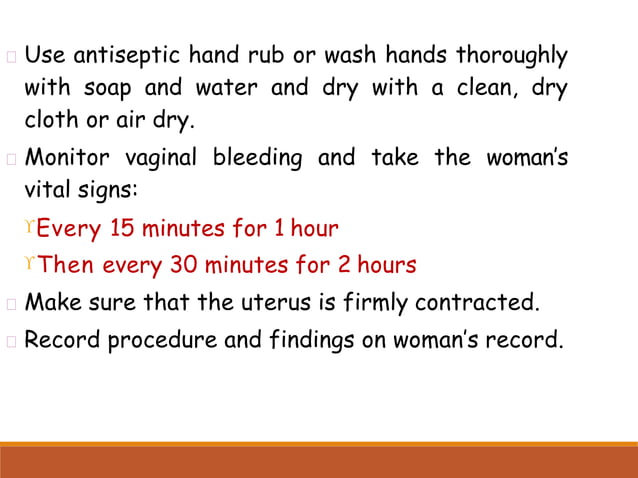 Manual Removal of Placenta | PPTX | Pregnancy | Reproductive Health