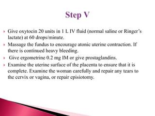 Manual removal of placenta | PPTX