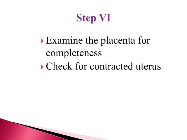 Manual removal of placenta | PPTX | Pregnancy | Reproductive Health