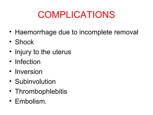 Manual removal of placenta | PPT | Pregnancy | Reproductive Health