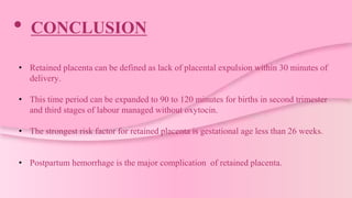 Manual removal of placenta.pptx | Pregnancy | Reproductive Health