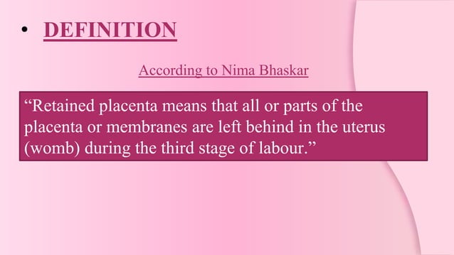 Manual removal of placenta.pptx | Pregnancy | Reproductive Health