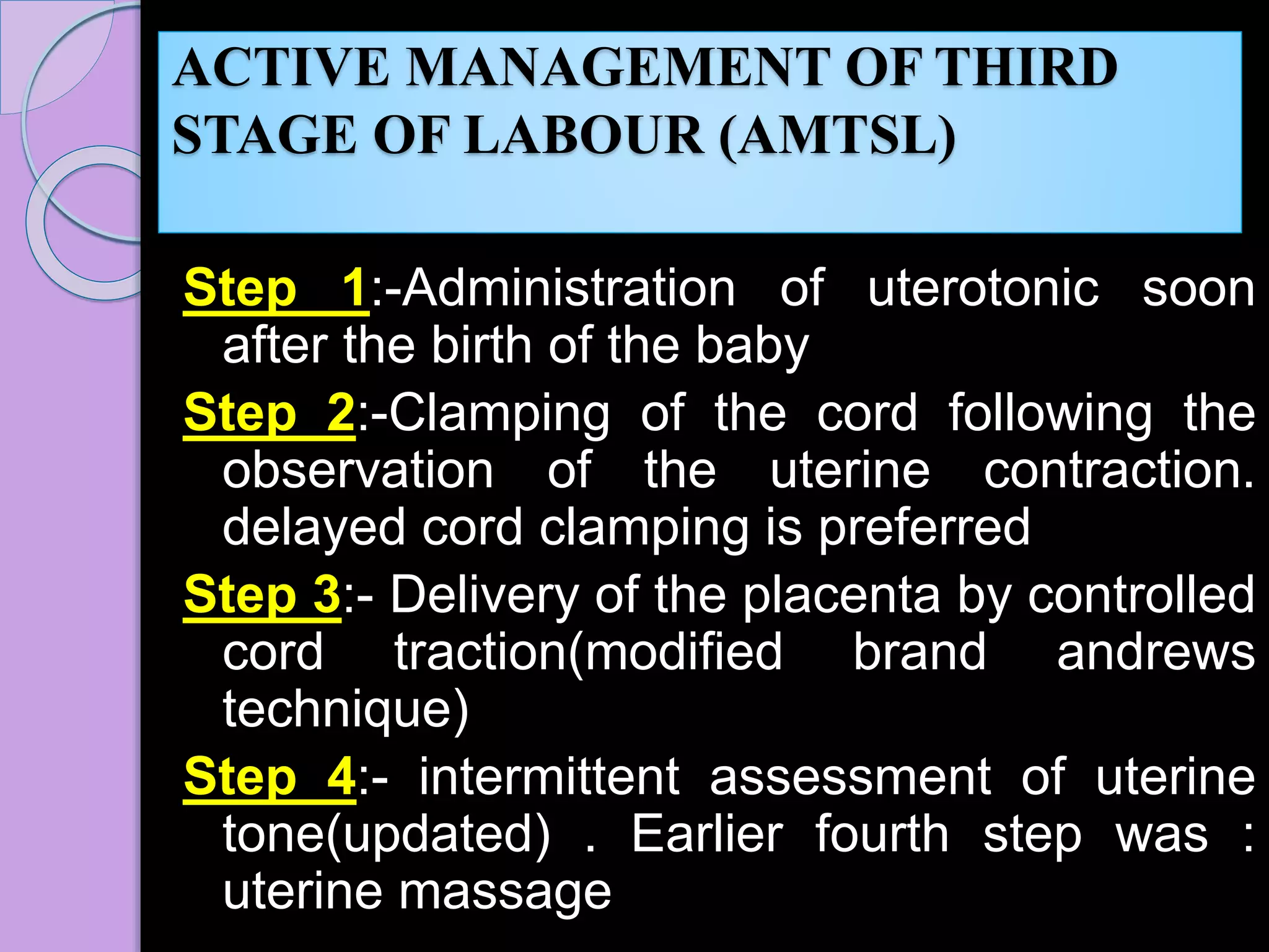 Manual removal of placenta (1 | PPTX