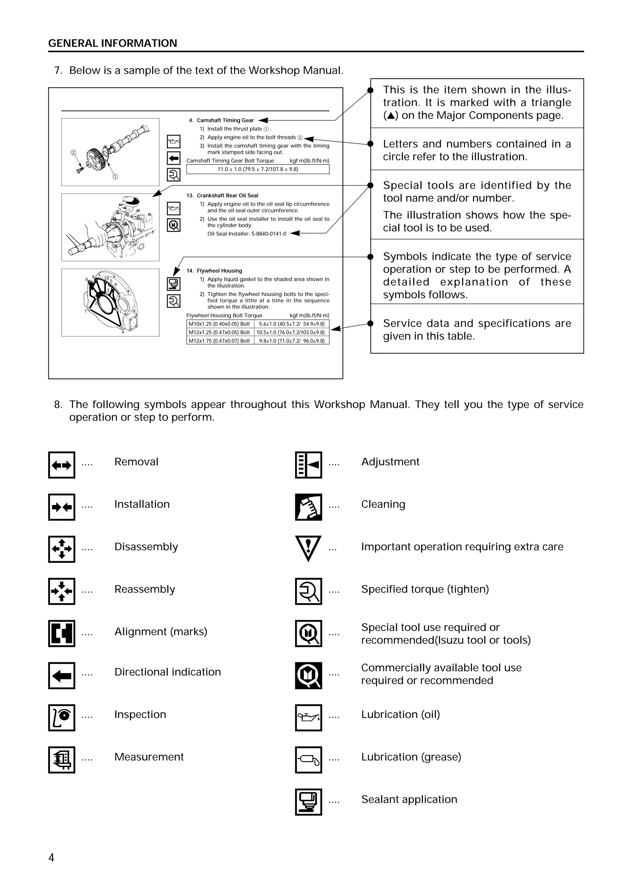 Pedoman Reparasi Isuzu type 4JA1 & 4JB1 | PDF