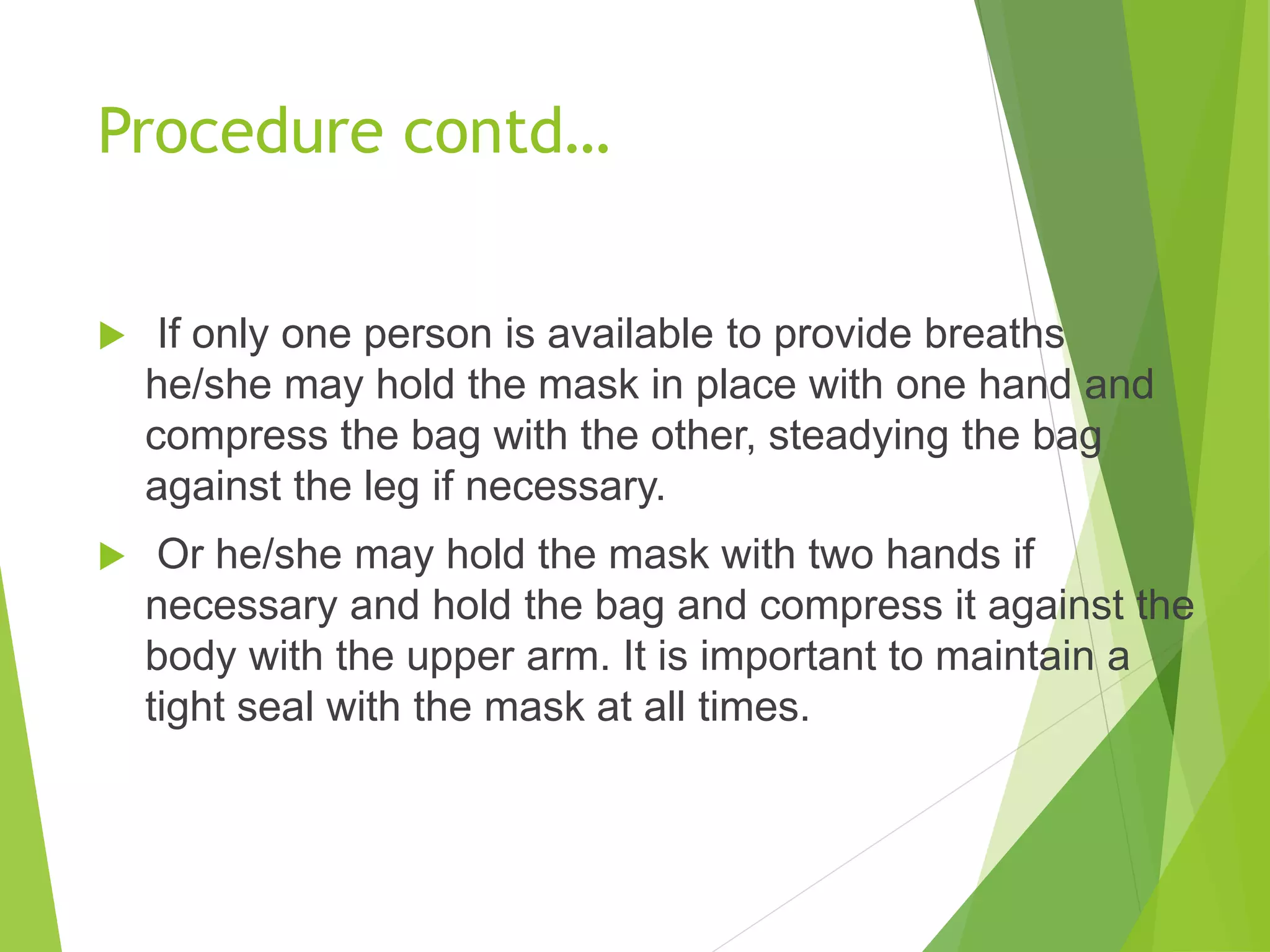 Manual respiratory bypass | PPTX