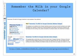 Tutorial / Manual / how-to-set-up: ’Remember the Milk’ as your task ...