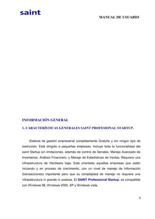 Manual saint professional 400 | PDF