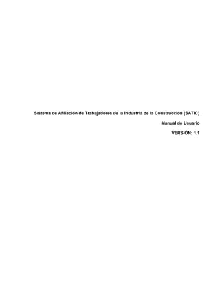 Manual satic | PDF