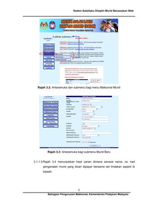 MANUAL_sekolah_SSDM_2403 SISTEM SALAHLAKU DIDIPLIN (modul sekolah) | PDF