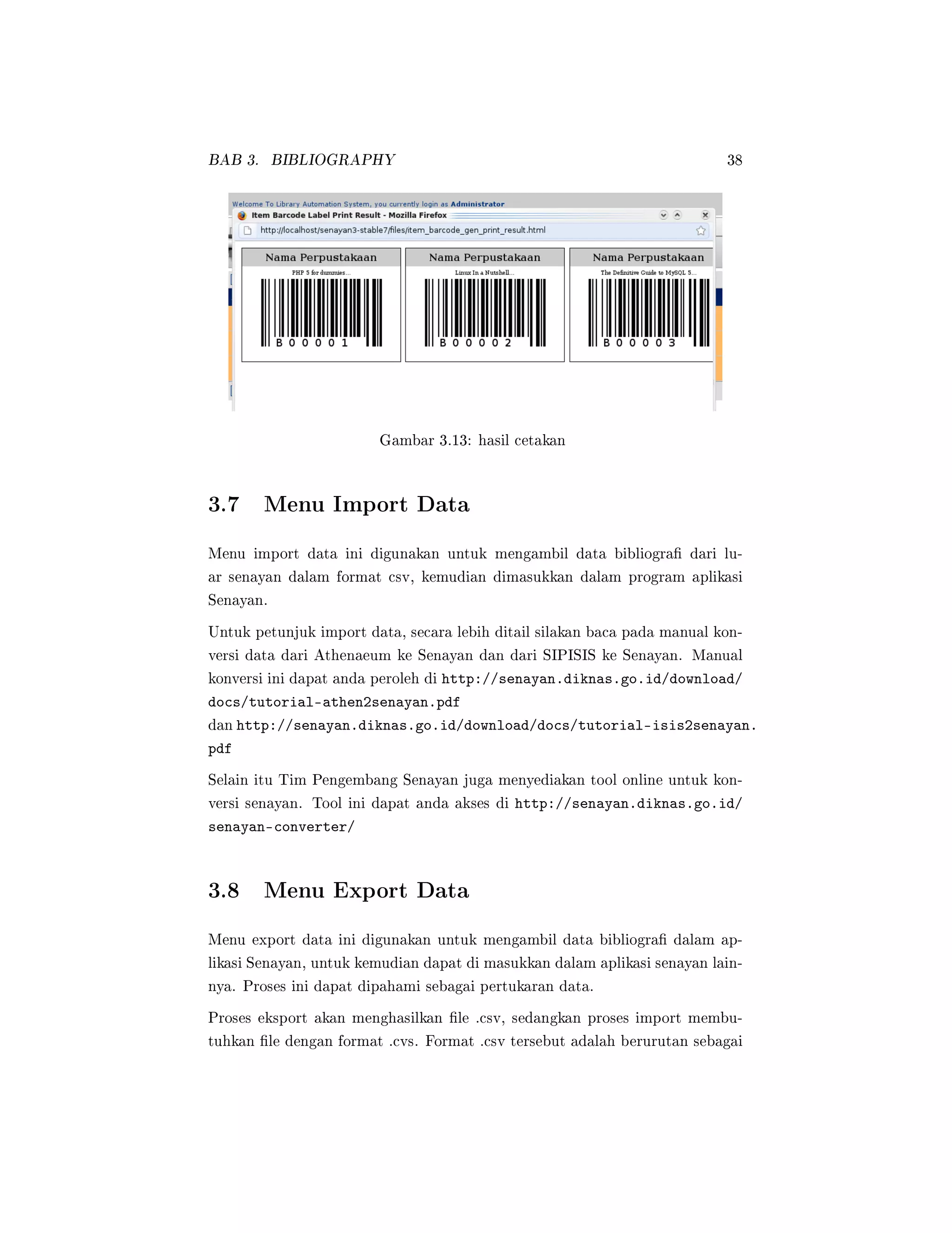 Manual senayan 38 ccl | PDF