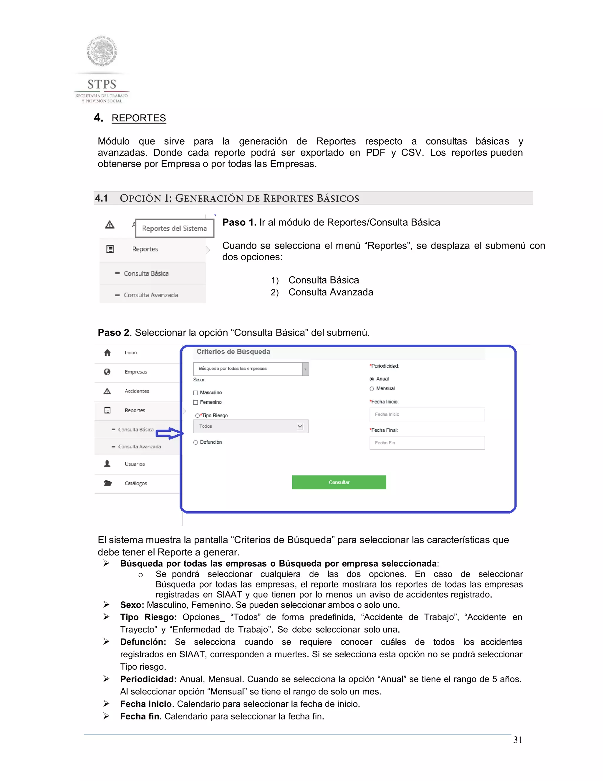 Manual STPS Sistema para dar Avisos de Accidentes de Trabajo SIAAT | PDF