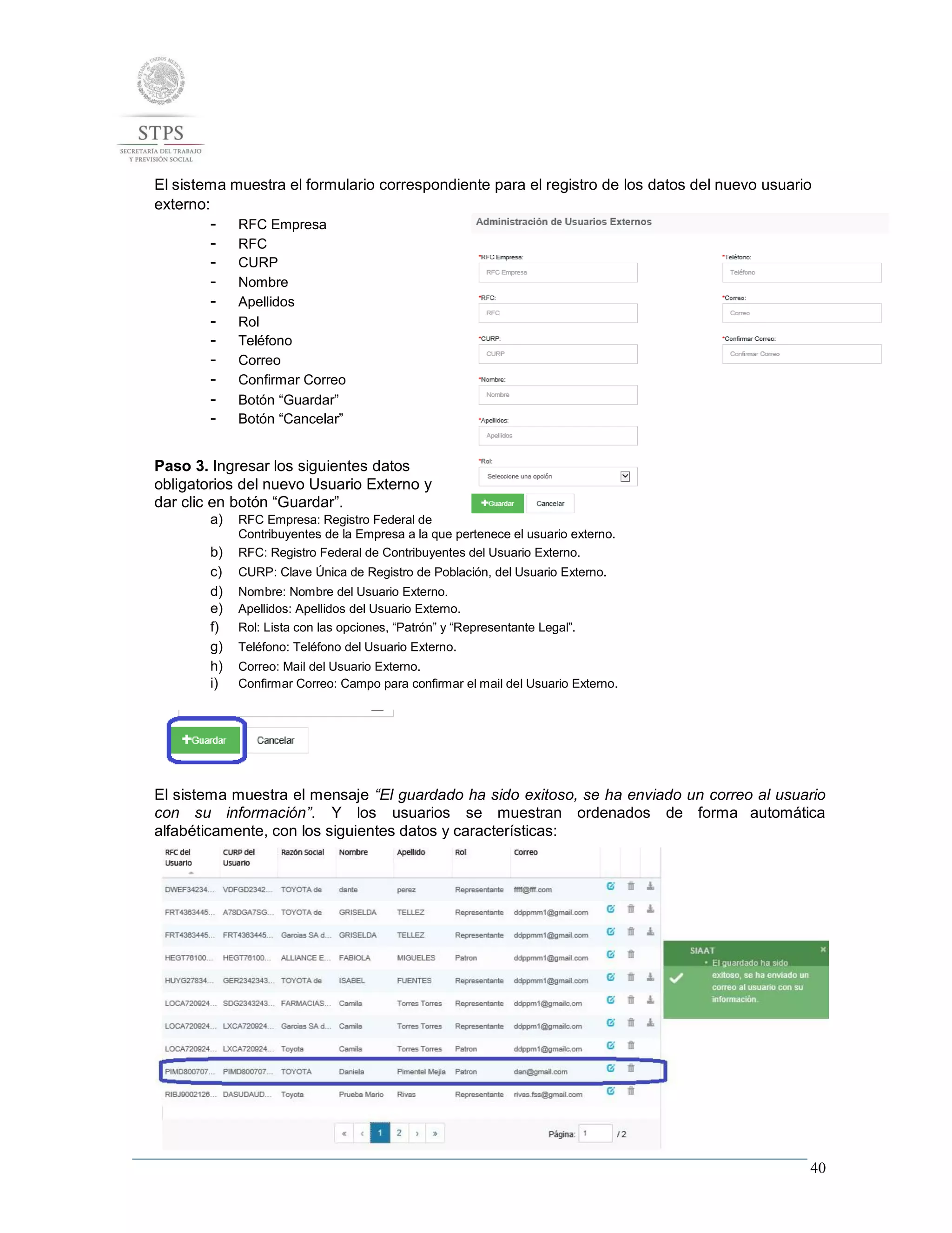Manual STPS Sistema para dar Avisos de Accidentes de Trabajo SIAAT | PDF