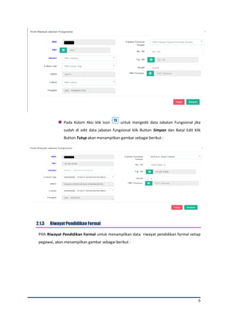 Manual simpeguserpegawai | PDF