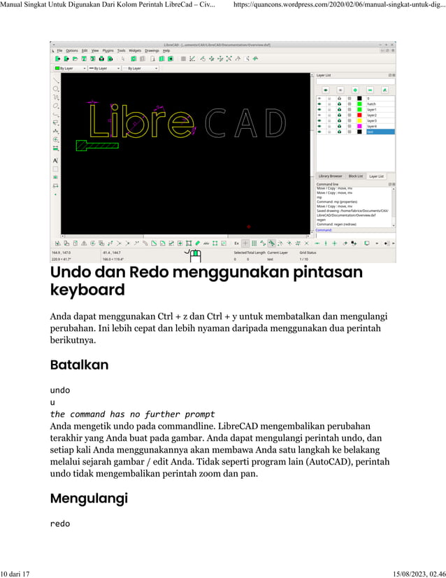 Manual Singkat Untuk Digunakan Dari Kolom Perintah LibreCad – Civil Laboratory of quancons.pdf