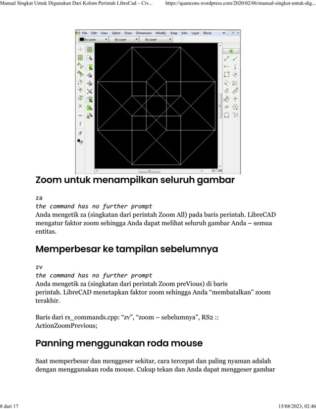 Manual Singkat Untuk Digunakan Dari Kolom Perintah LibreCad – Civil Laboratory of quancons.pdf